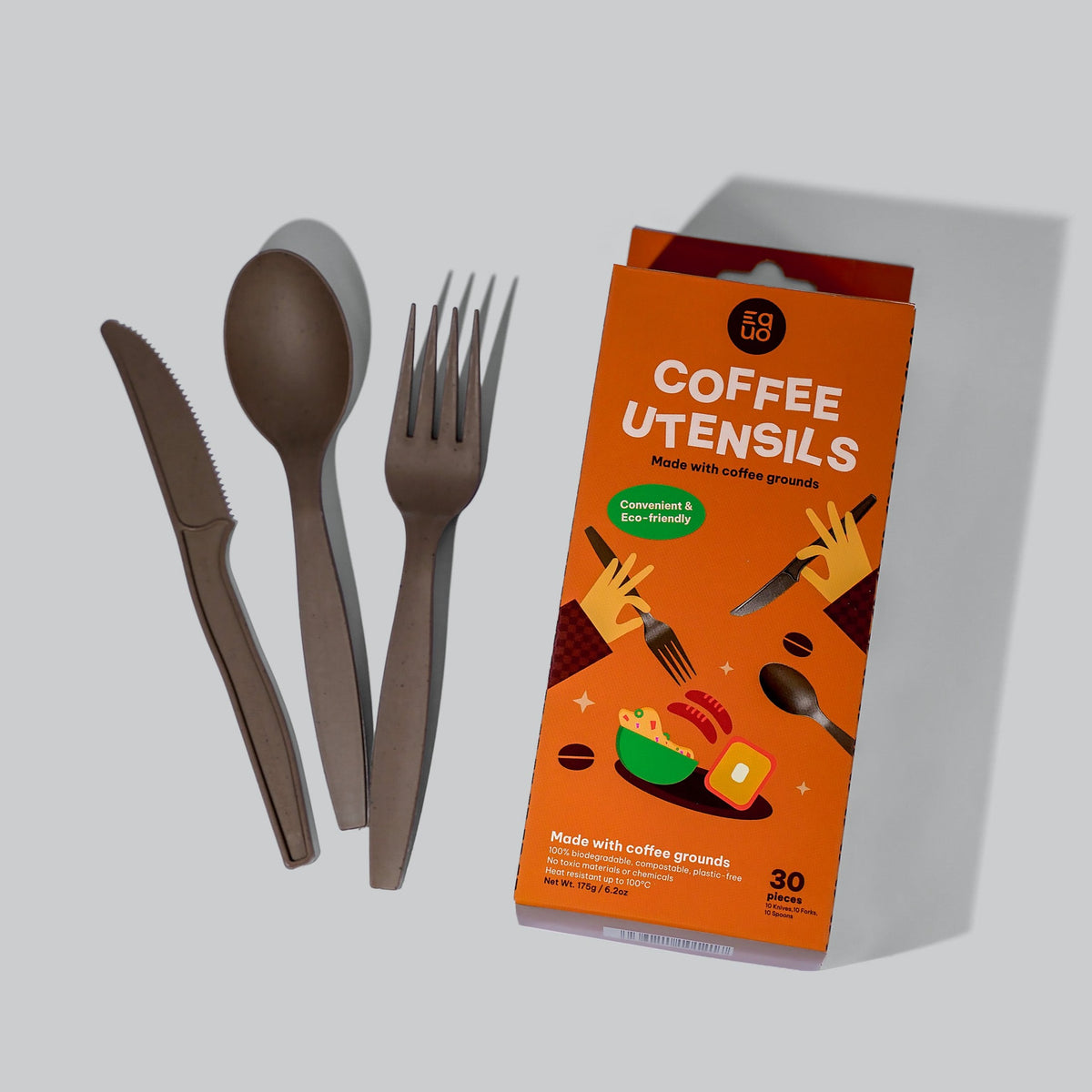Coffee Utensils (Knives, Spoons, Forks) - Pack Of 30 (10 each) - Great ...